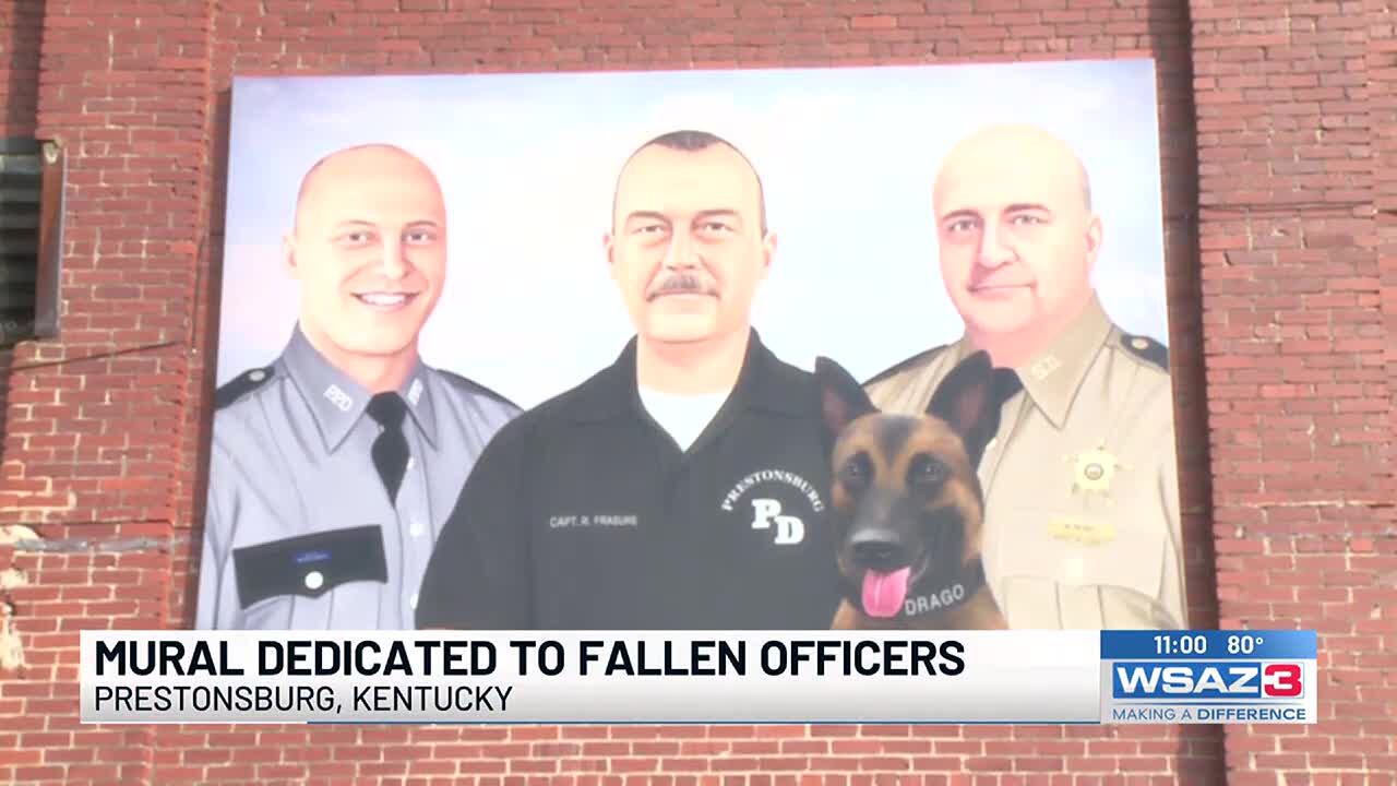 Mural dedicated to fallen officers
