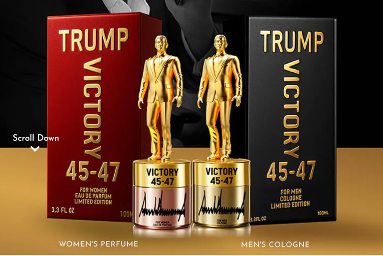 The attar of the deal: Now you can smell like Trump as president hawks ...