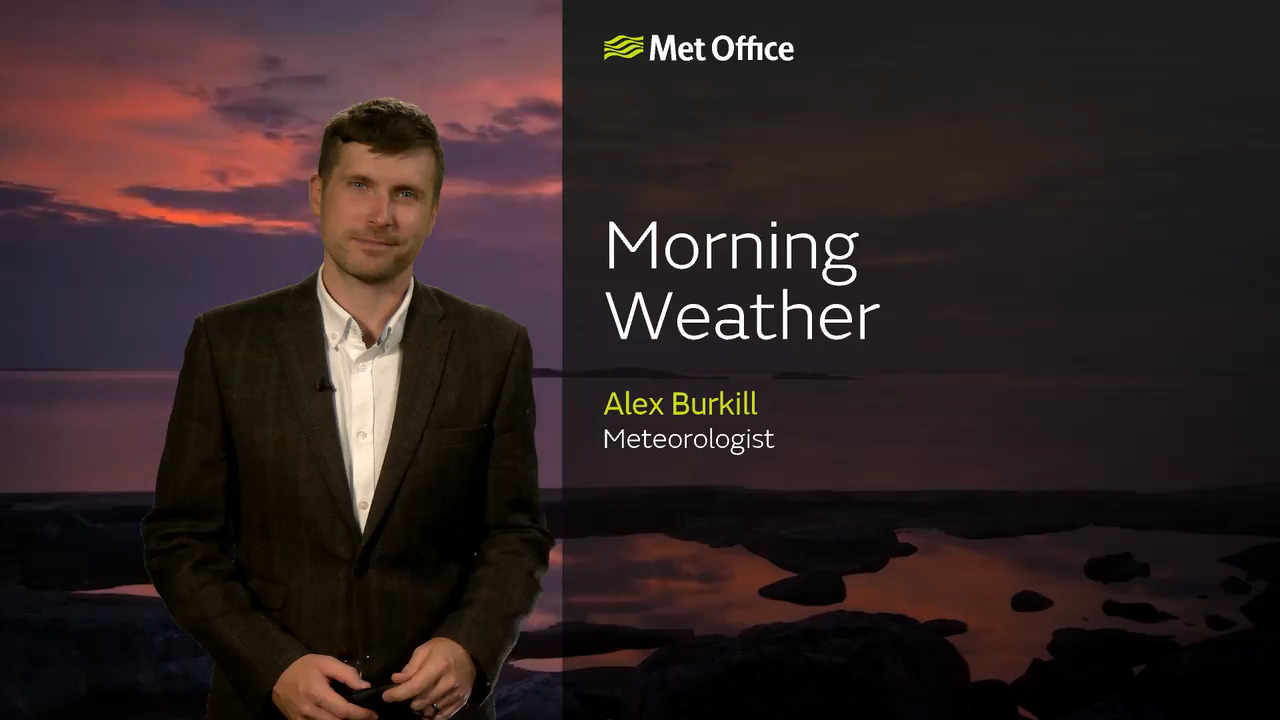 Met Office Tuesday morning weather forecast 30/06/2025