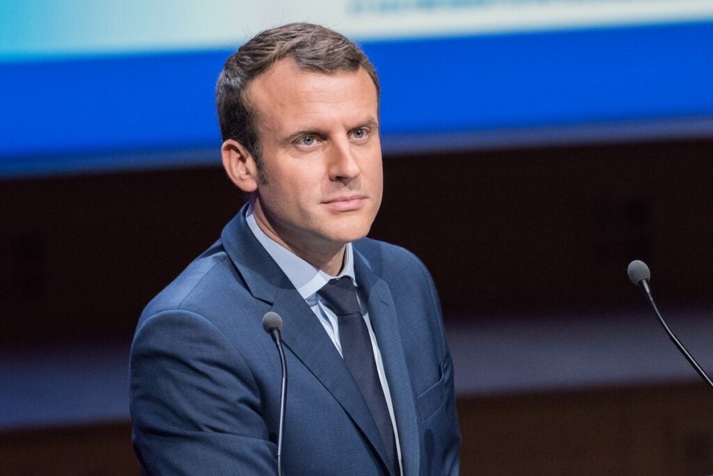 Emmanuel Macron Calls Tariffs 'Blackmail,' White House Shoots Back ...