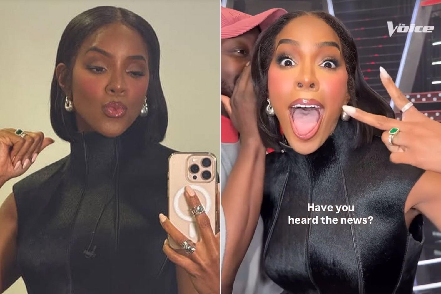 Kelly Rowland Posts Behind-the-Scenes Snap from Her Role as a Coach on ...