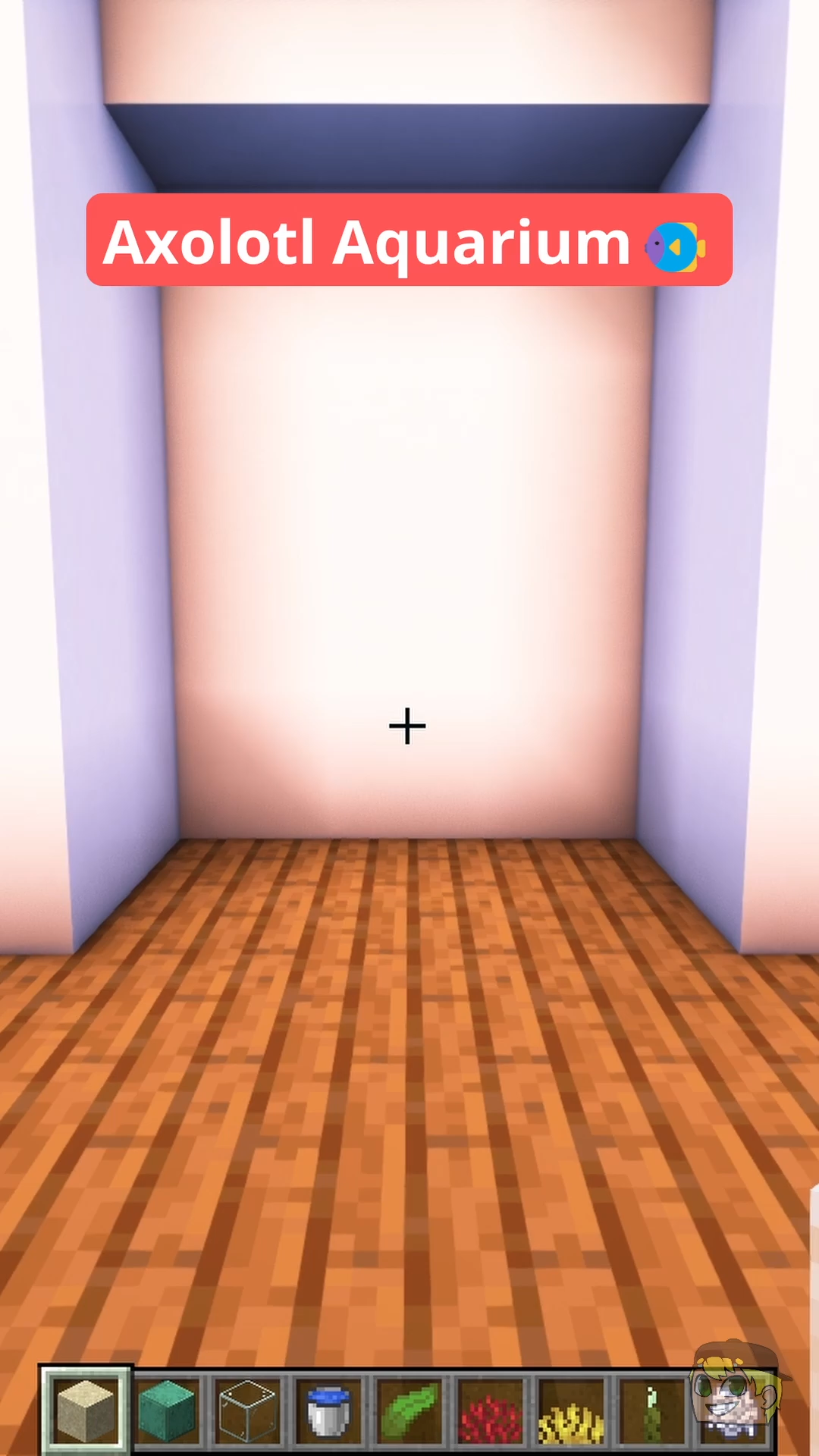 How To Build A Minecraft Axolotl Aquarium 🐠 | Cute & Aesthetic Pet Tank ...