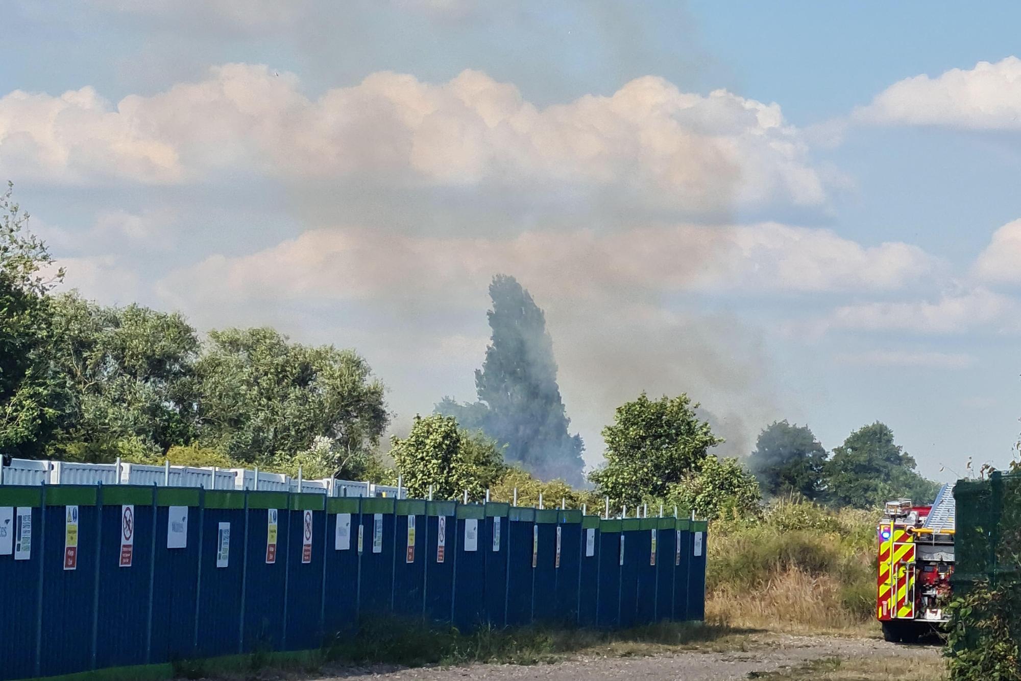 Cars and gardens left covered in ash following fire in Doncaster