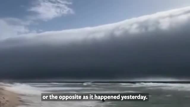 Rare weather phenomenon grips Portugal beach during heatwave