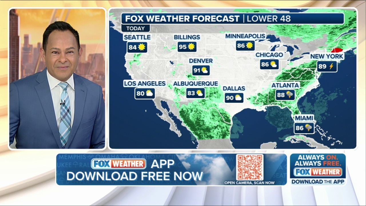 Weather in America: July 1, 2025