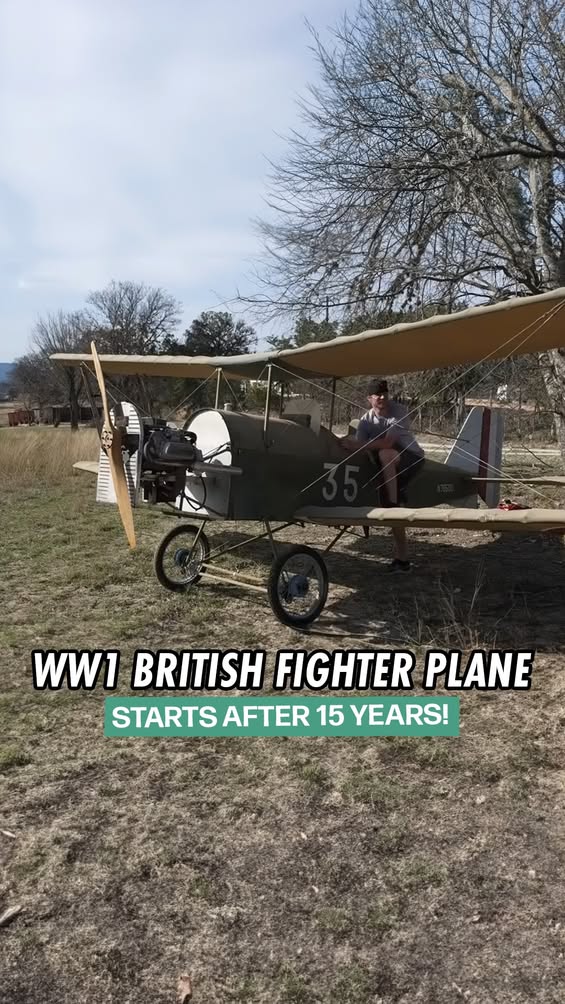 Will It Start? Reviving a WW1 Fighter Plane After 15 Years!