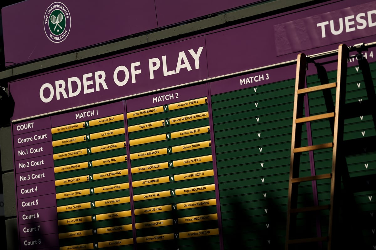 Wimbledon Order of Play today: Day 2 schedule, live scores, results ...