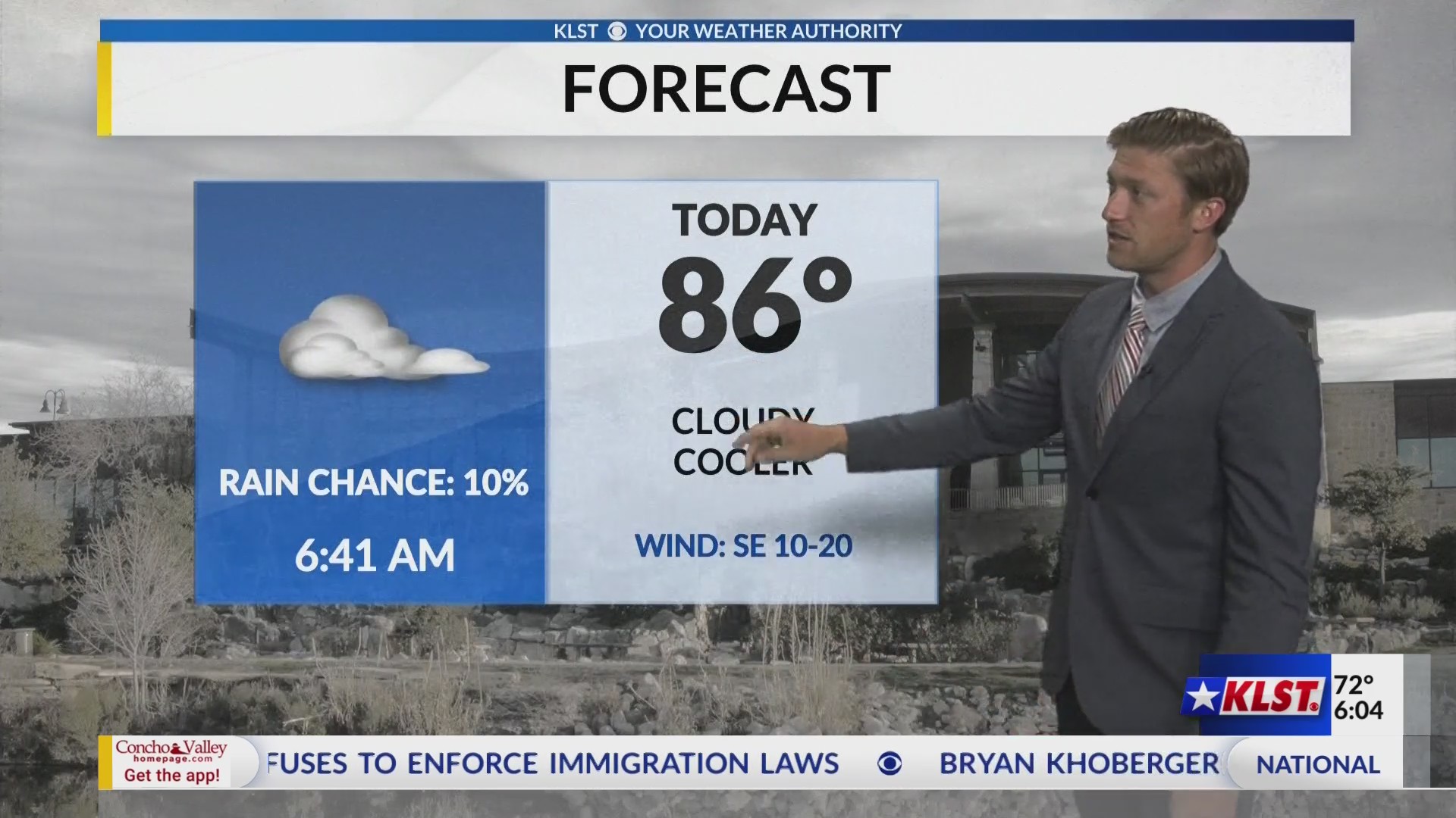 KLST Morning Forecast W/ Jake Gilson (1 July 2025)