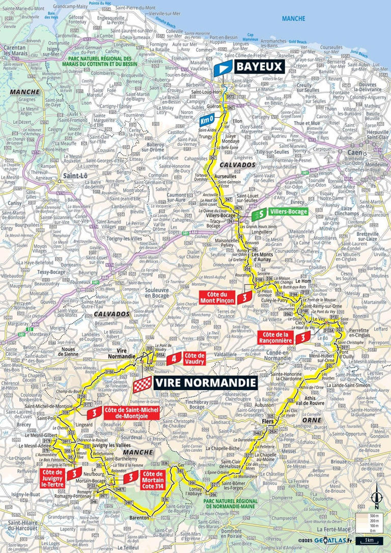 Tour de France 2025 stage-by-stage guide: Route maps and profiles for ...