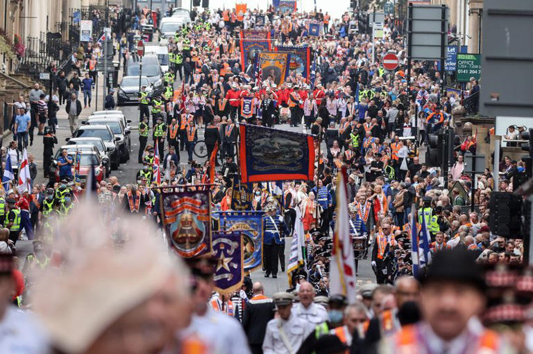 Major Orange Walk road closures across Glasgow and Lanarkshire with ...