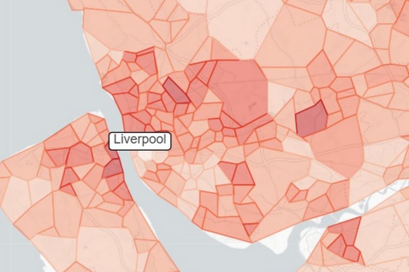 Map shows top 10 areas for PIP claimants across Merseyside