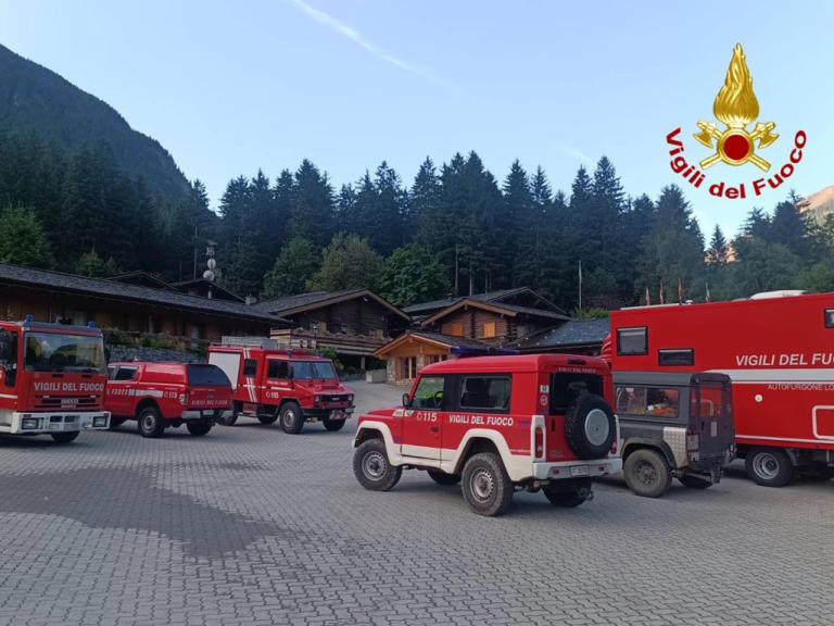 Ondata di maltempo in Valdisotto, persone evacuate: vigili del fuoco di Monza e Brianza sul posto