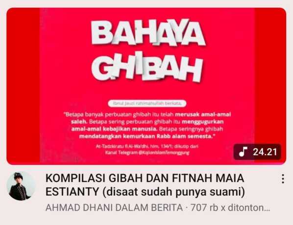 Ahmad Dhani Unggah Video “Gibah dan Fitnah Maia Estianty”, Dihujat Netizen