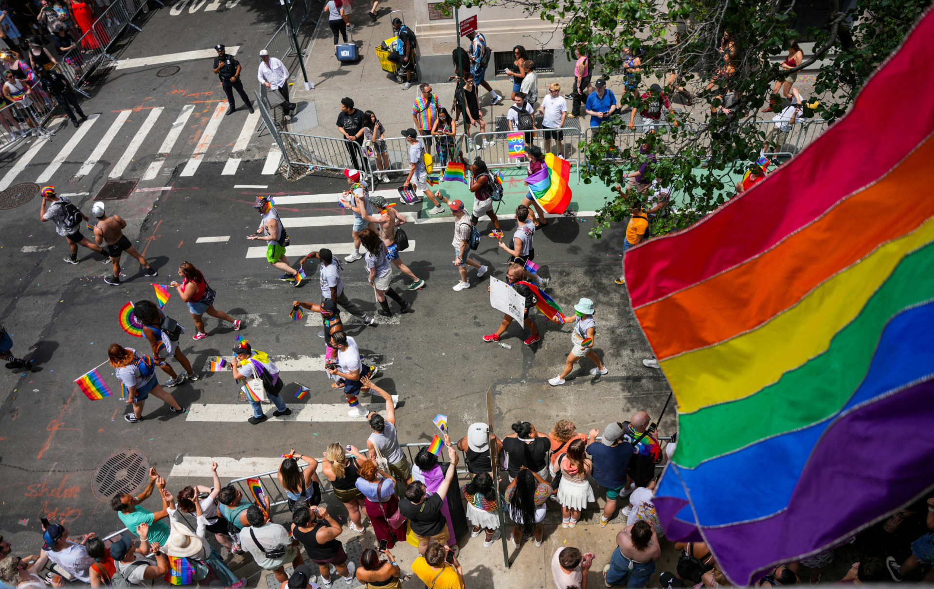 Two teens shot, six others bear sprayed at NYC Pride