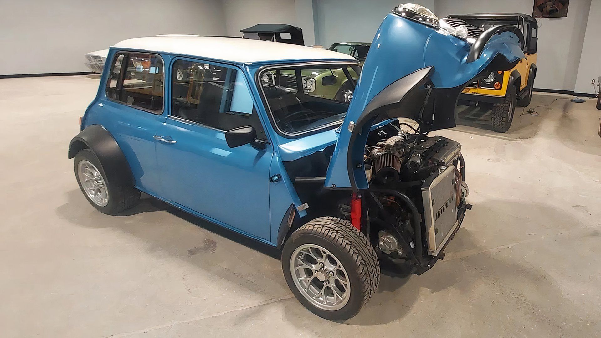 This Classic Mini Has A Classic Honda Heart