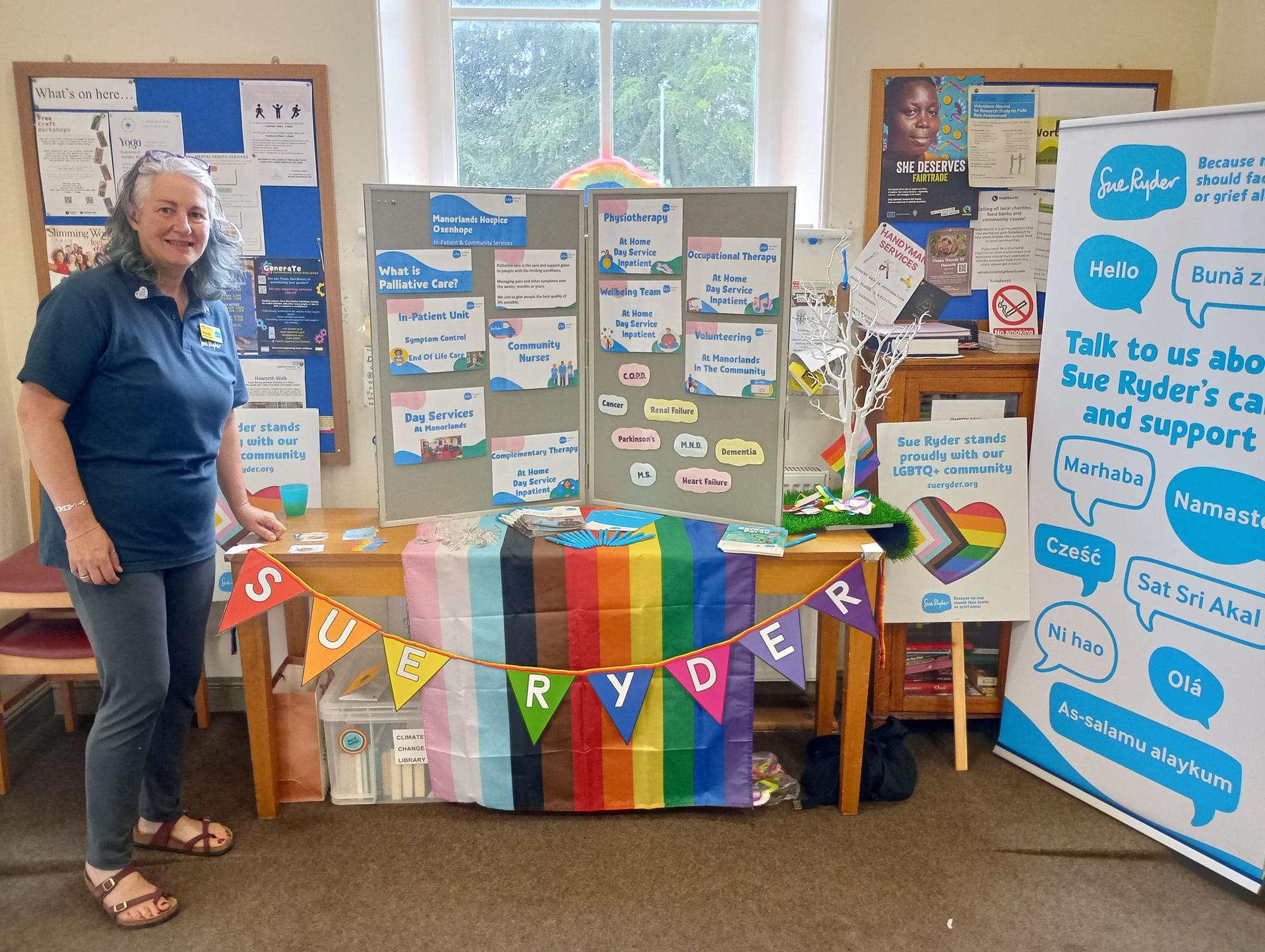 I felt so proud to represent Sue Ryder at Haworth Pride