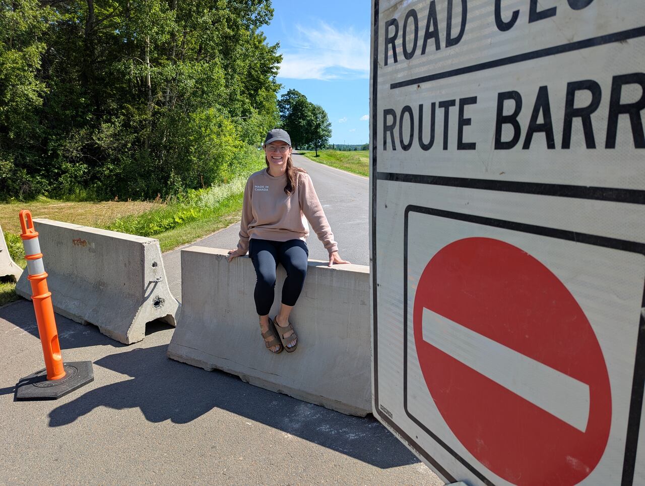 Detour denied: Fredericton driver questions blocked road