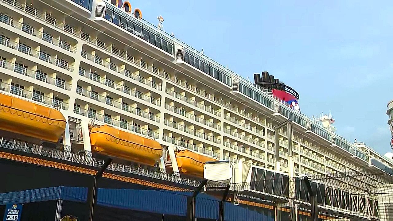 Father jumps into ocean to rescue daughter who fell overboard from Disney cruise ship