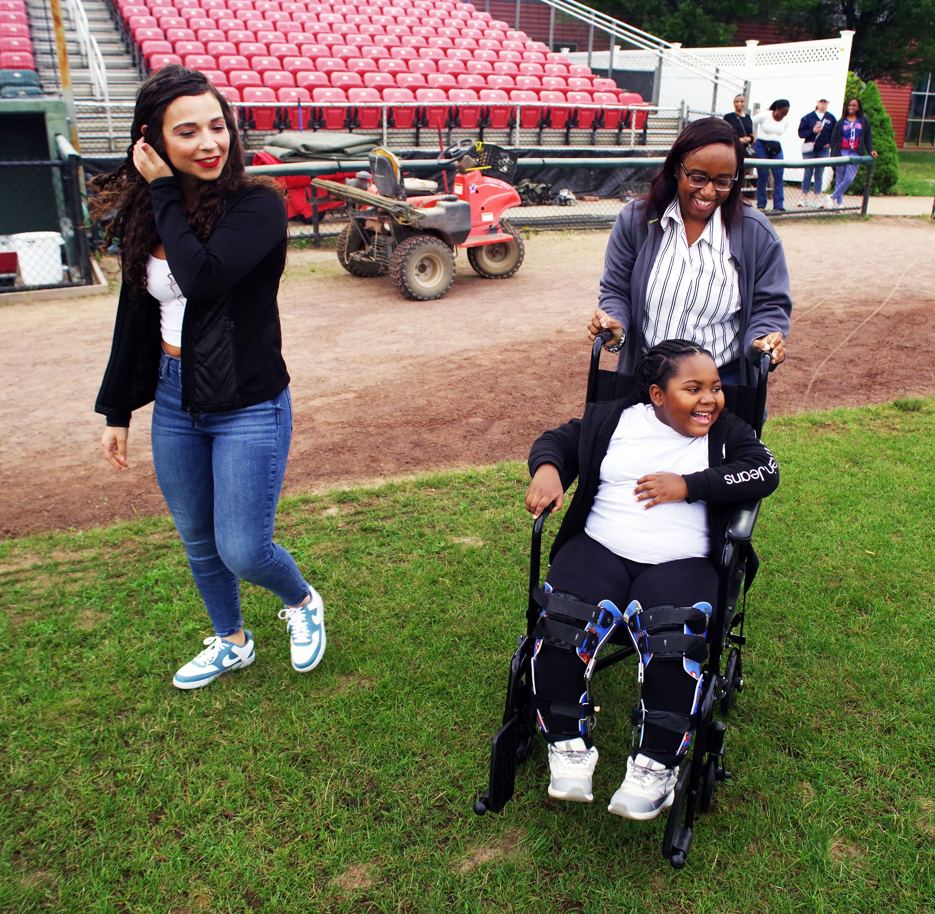 Meet unstoppable Brockton 7-year-old with rare disorder who threw out ...