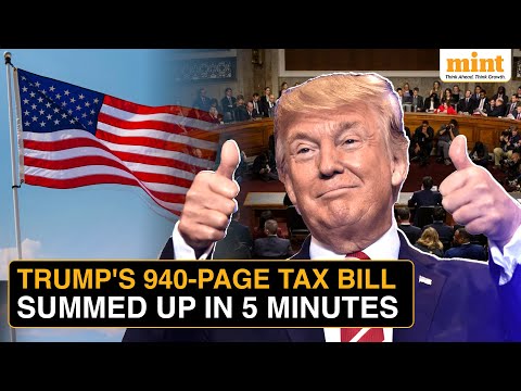 What Donald Trump's Big Beautiful Tax Bill ACTUALLY Says Explained in 5 ...