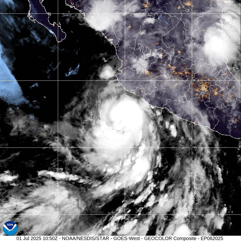 Hurricane Flossie tracker: See projected path of storm