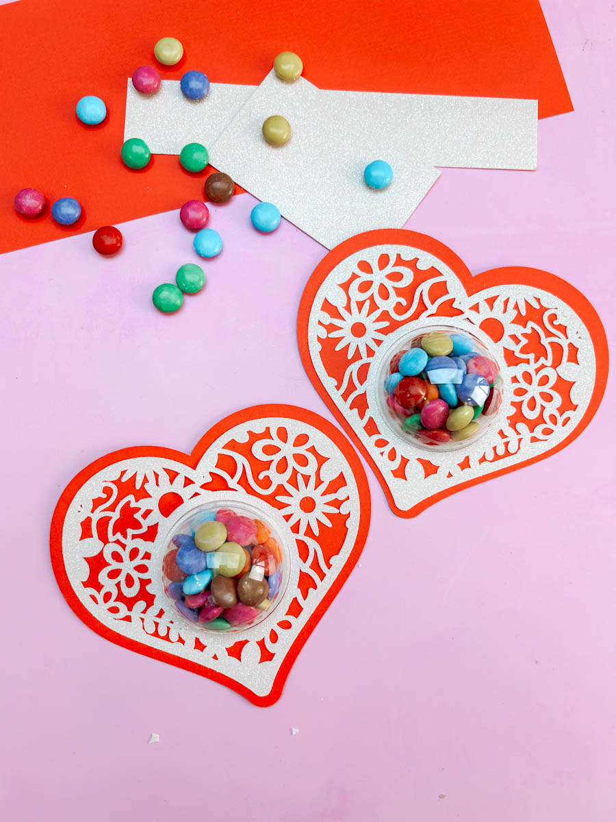 Layered candy heart SVG for Cricut and Silhouette