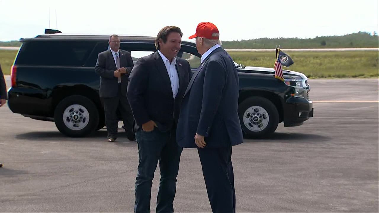 Trump visits Florida's 'Alligator Alcatraz' as new ICE detention center ...