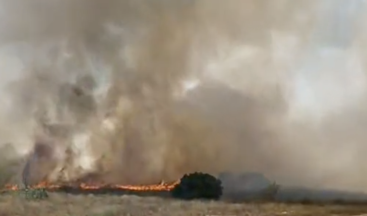 Riverside Wildfires Rage Across California Hills