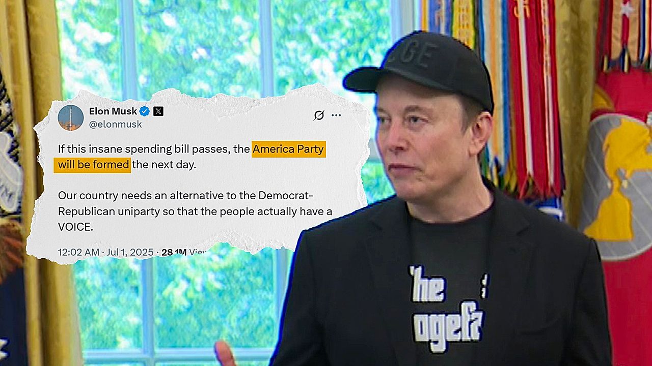 Musk to start 'America Party' if Trump's 'insane' spending bill passes