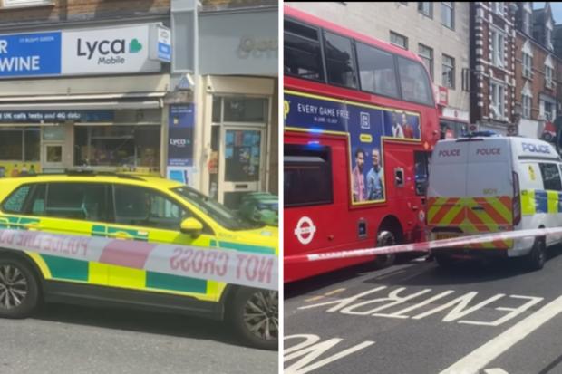 Two people in hospital after stabbing 'on bus' in Catford