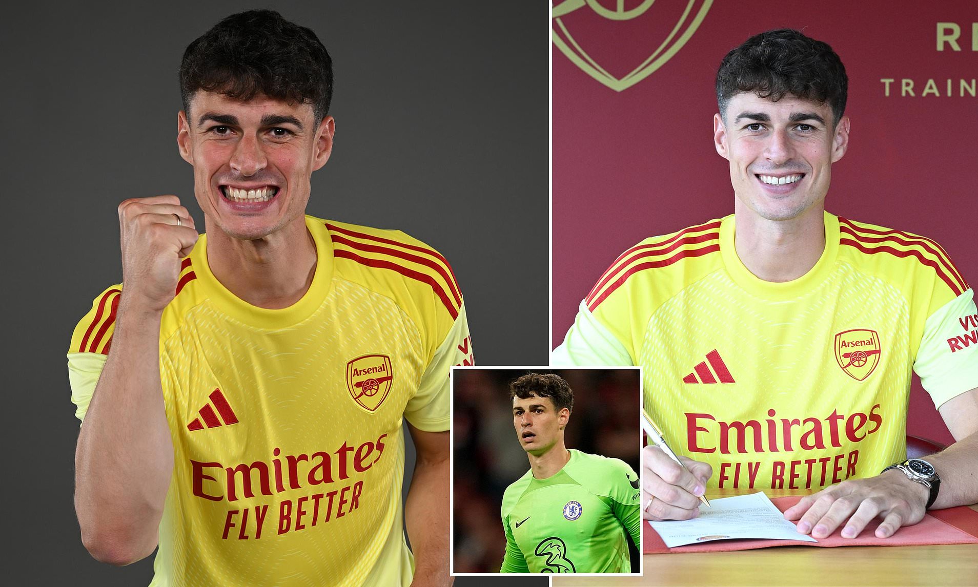 Arsenal CONFIRM Kepa Arrizabalaga signing from Chelsea