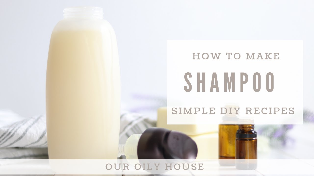 How to Make All Natural Shampoo | Simple Recipe using Essential Oils