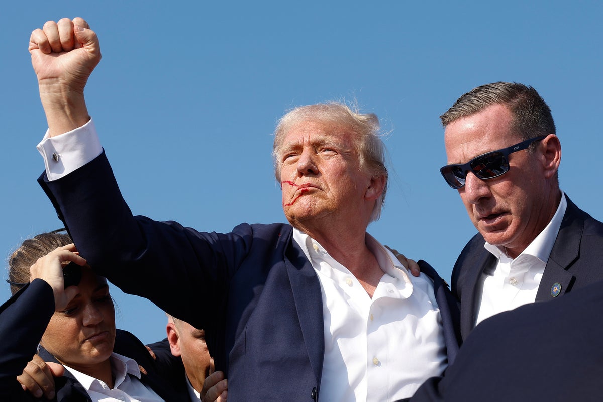 Trump was so bloody after attempted assassination that staff thought he ...