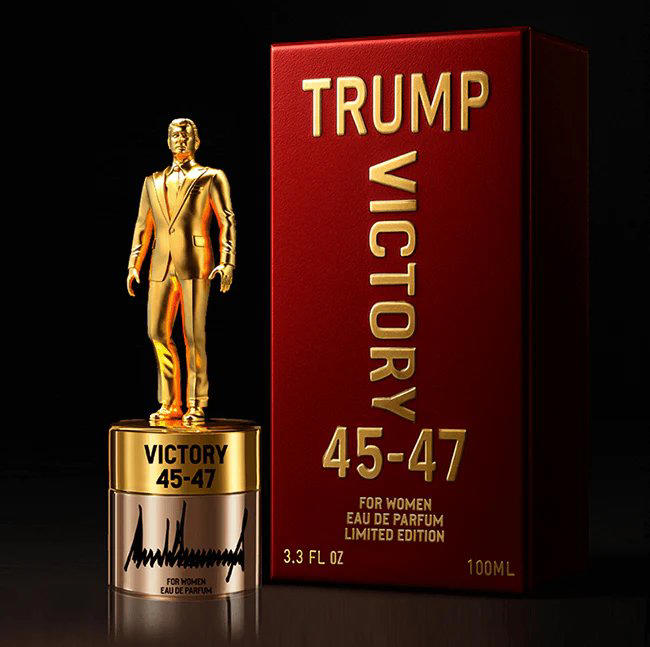 Donald Trump launches 'Victory 47' fragrance