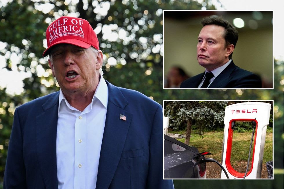 Donald Trump attacks Tesla's Elon Musk, EV rules and hydrogen cars that ...