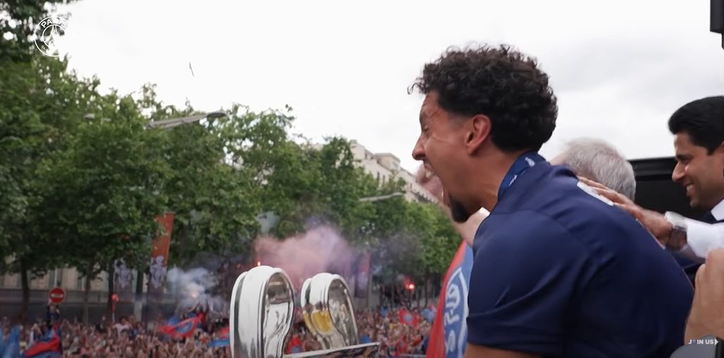 Zapping PSG celebrations after the Champions League final