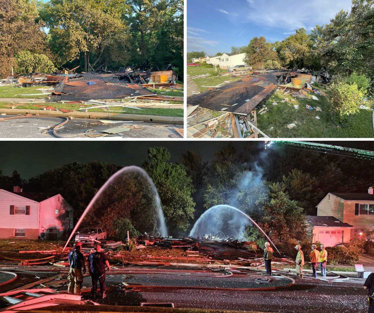 Massive Explosion Levels Home In Maryland: Officials (PHOTOS)