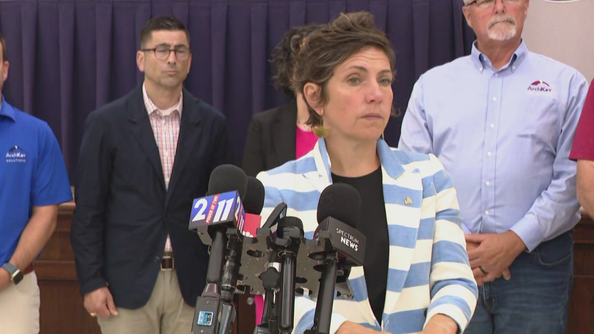 Mayor Cara Spencer shares updates on May 16 tornado response