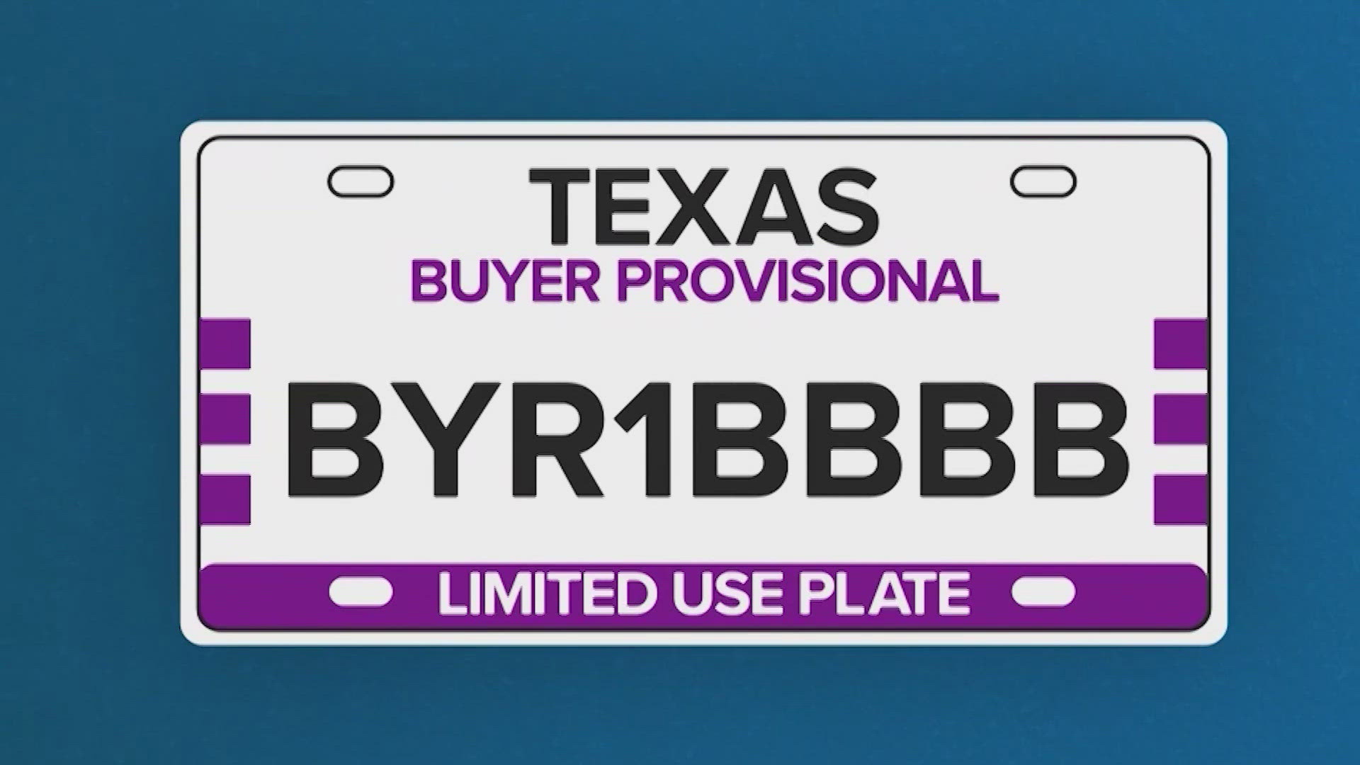 Texas bill aimed at eliminating paper license plates to take effect July 1