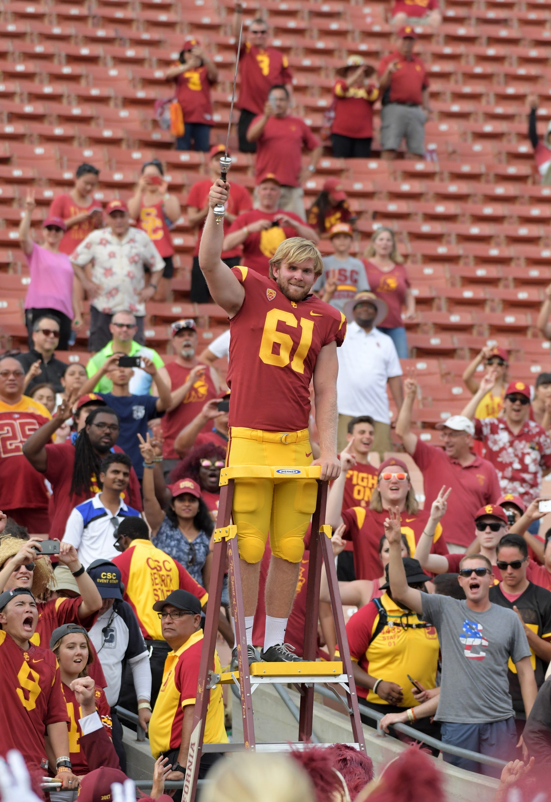 USC football countdown to kickoff continues—Jake Olson in focus