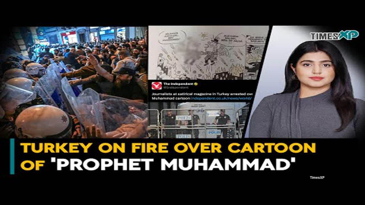 Turkey Protests: Clashes Erupt In Istanbul Over cartoon of 'Prophet ...