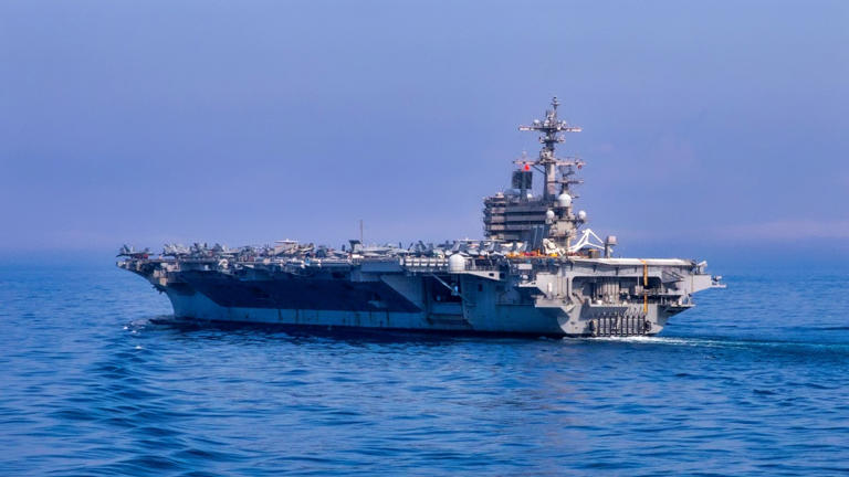 2100 Days: U.S. Navy Aircraft Carrier USS George Washington ‘Out of ...