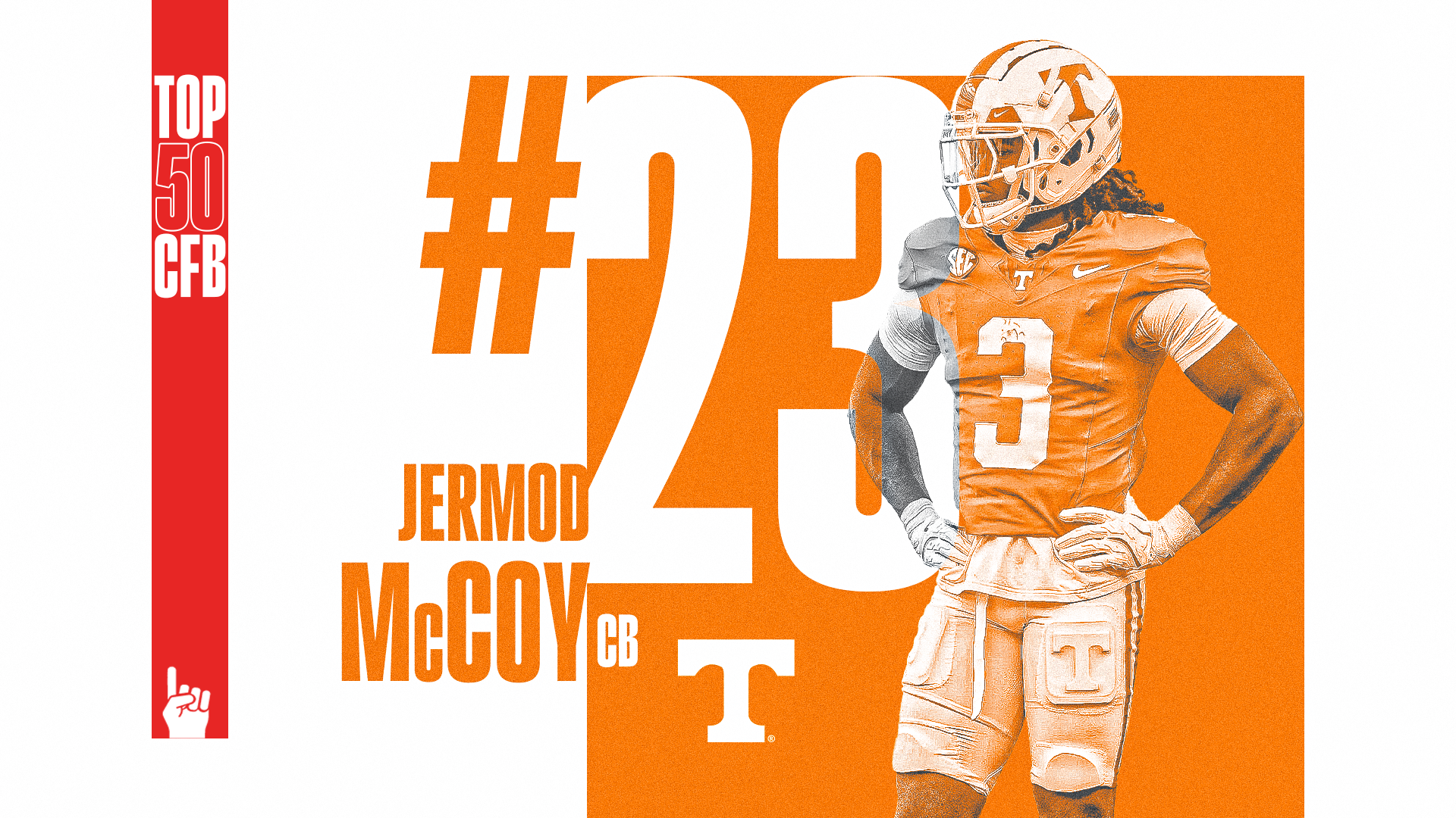 Jermod McCoy's preseason profile, No. 23 player on our top 50 list for 2025