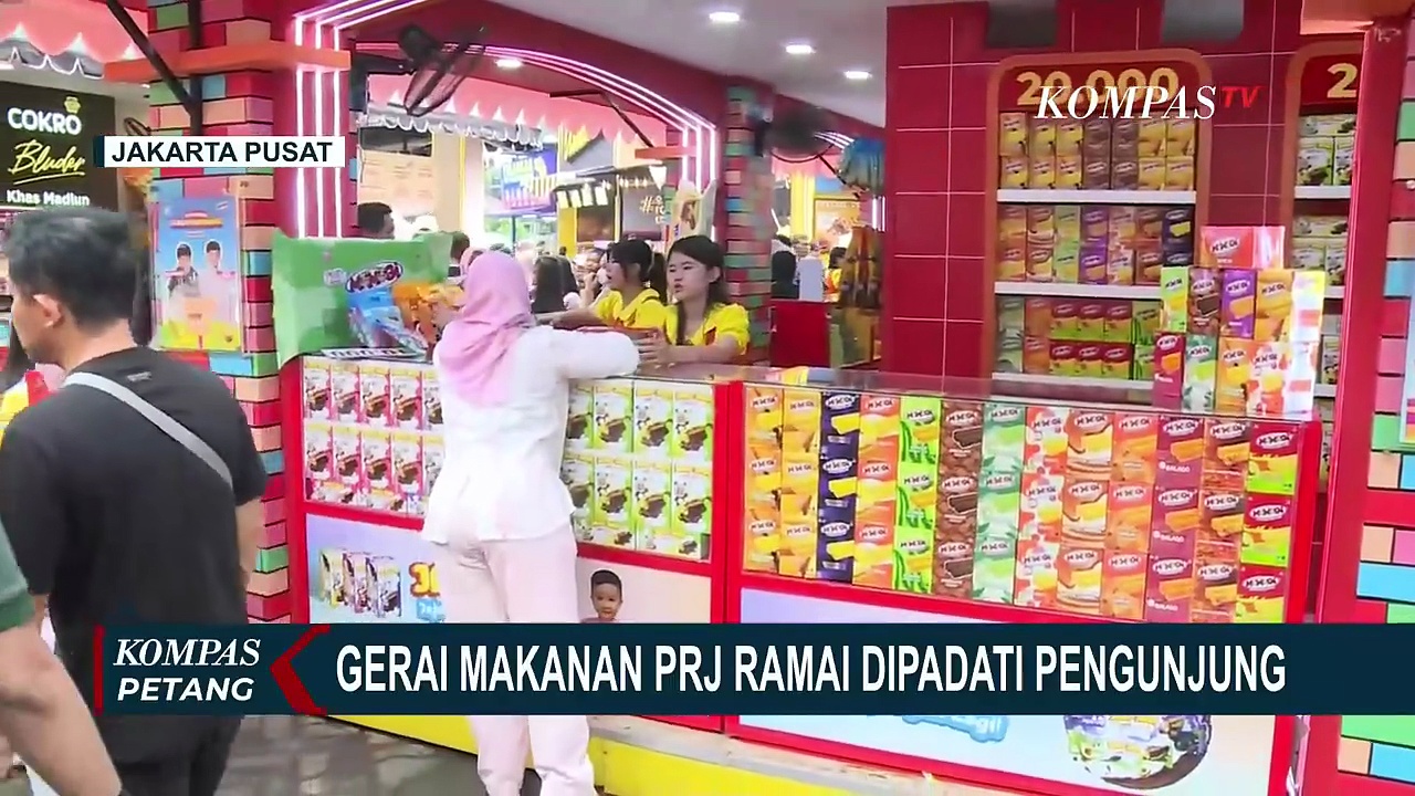 Begini Suasana Kepadatan Gerai Makanan Hingga Antrean Pengunjung PRJ di ...