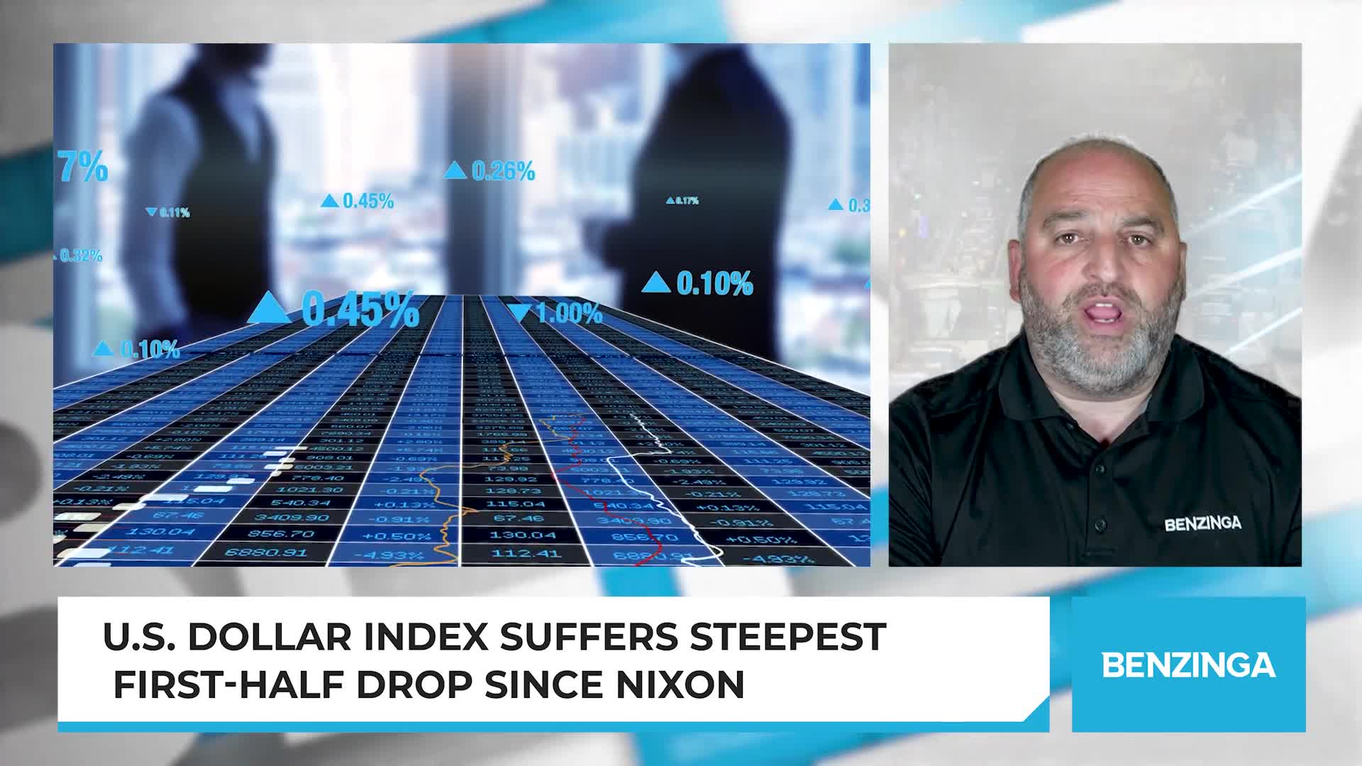 U.S. Dollar Index Suffers Steepest First-Half Drop Since Nixon