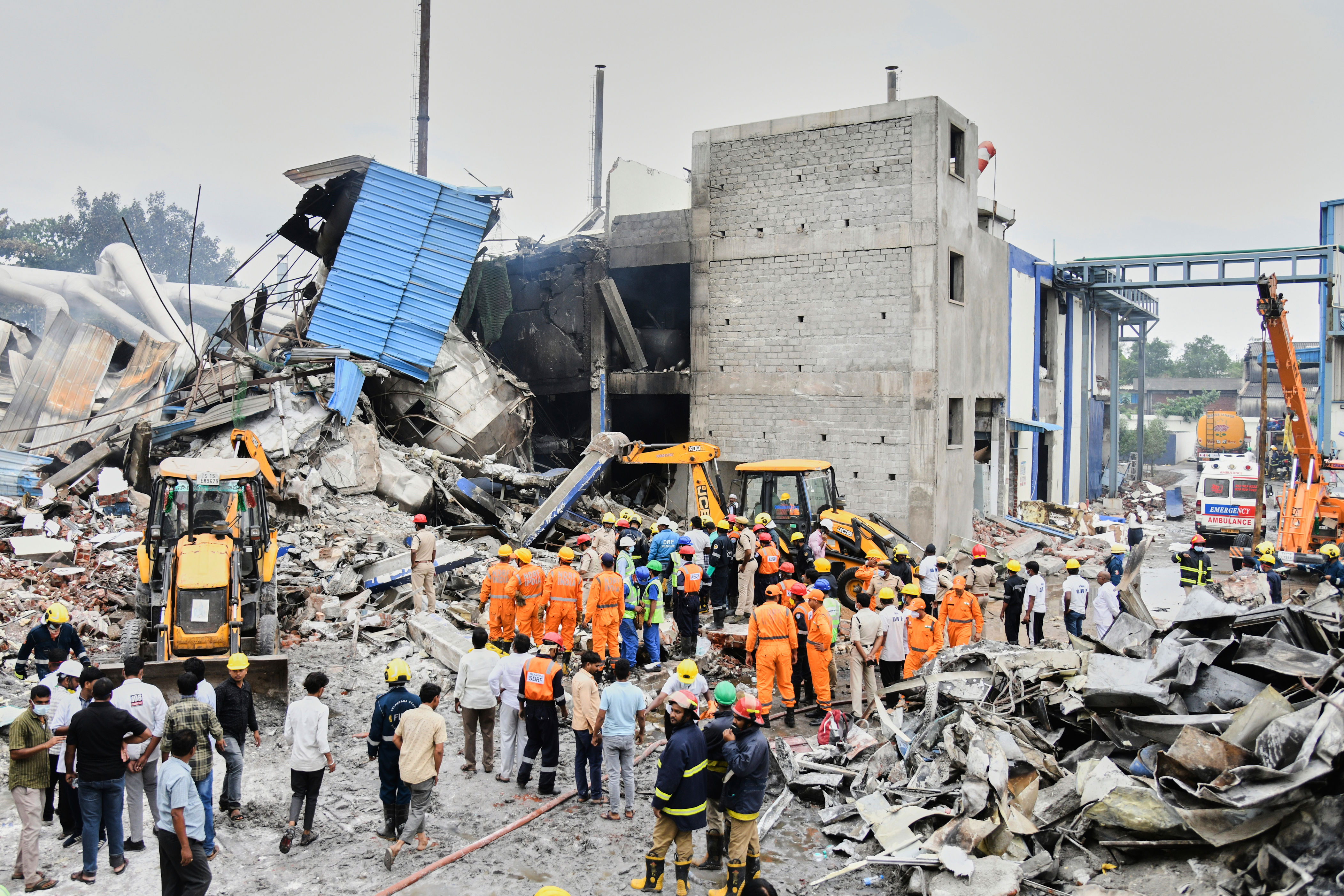 Explosion at pharmaceutical factory in southern India kills at least 40