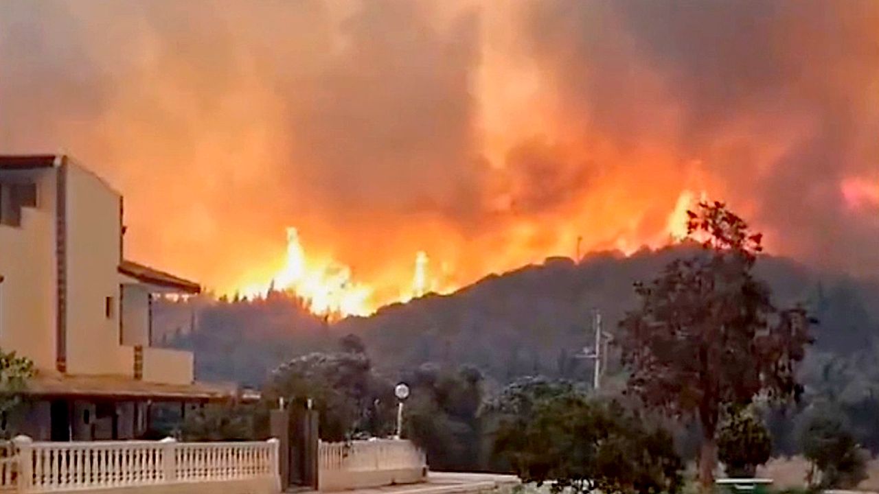 More than 50,000 people evacuated as raging wildfires hit Turkey