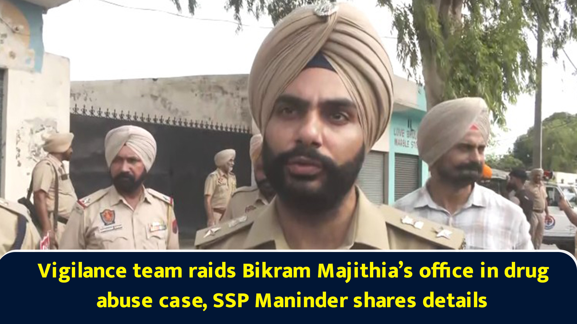 Vigilance team raids Bikram Majithia’s office in drug abuse case, SSP ...