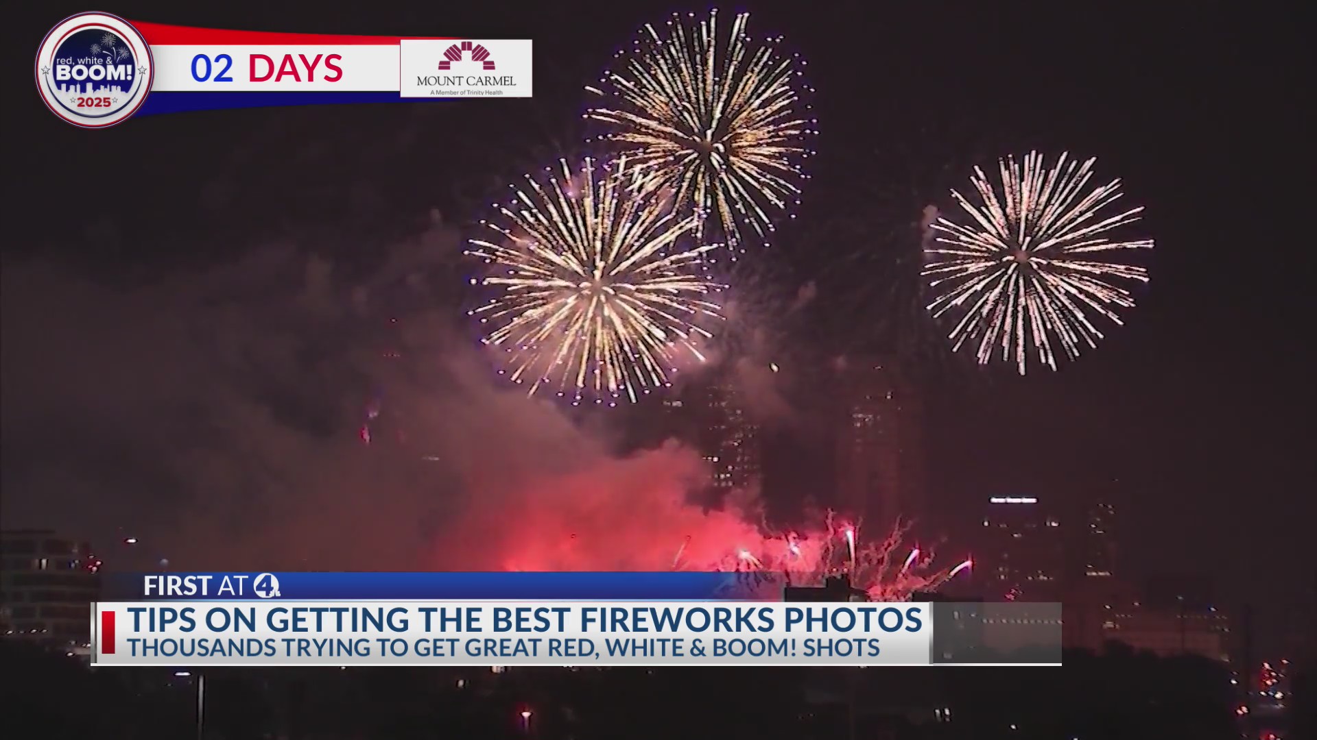 Tips on getting the best fireworks photos