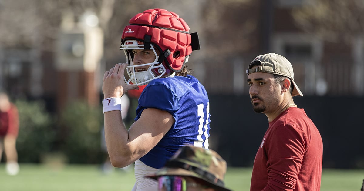 OU quarterback John Mateer leads EA Sports College Football 26 ratings ...